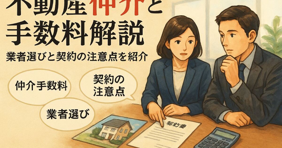 不動産仲介の仕組みと手数料を徹底解説！失敗しない業者選びと契約の注意点 | 大宮にある佃不動産ではサービスや日常をお伝えするブログを更新中です